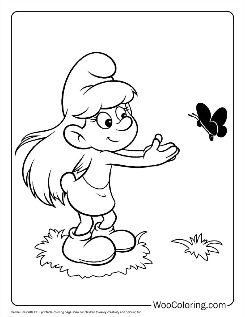 100+ Smurf coloring pages (Free PDF To Print) | Woo Coloring