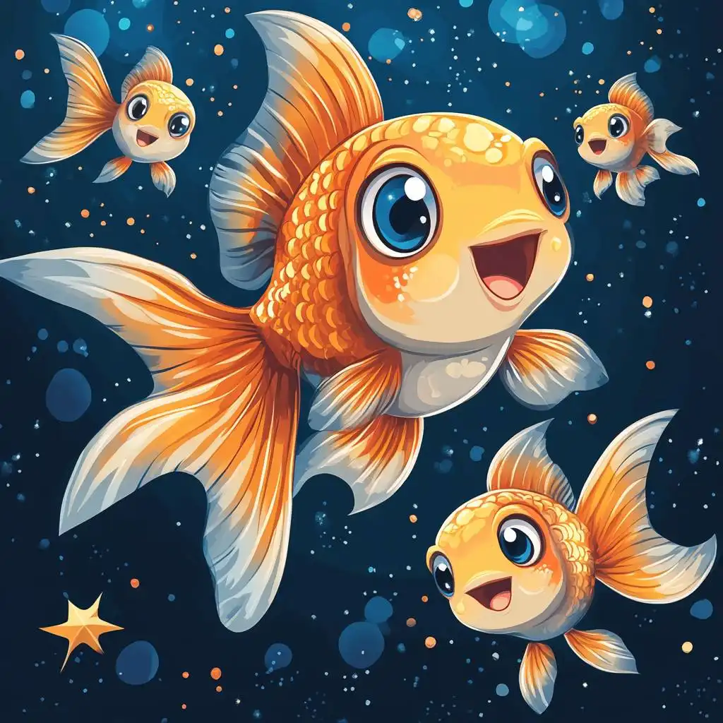 100+ Goldfish coloring pages (Free PDF To Print) | Woo Coloring