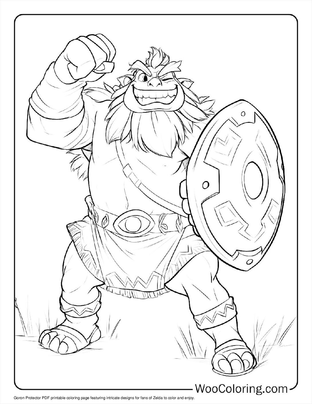 100+ Zelda coloring pages (Free PDF To Print) | Woo Coloring