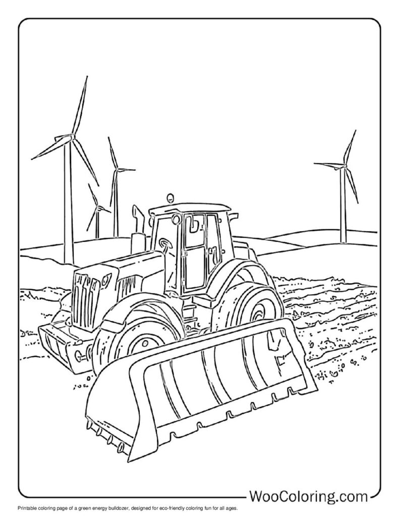 100+ Bulldozer coloring pages (Free PDF To Print) | Woo Coloring