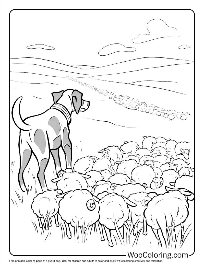 100+ Farm Animal coloring pages (Free PDF To Print) | Woo Coloring