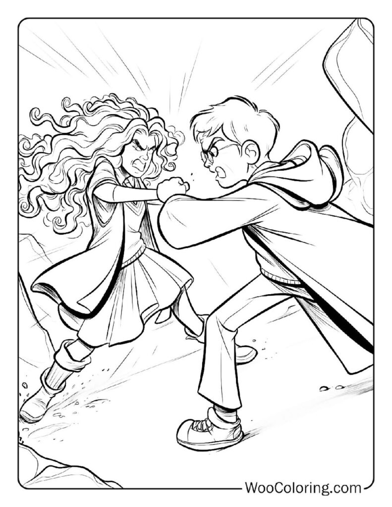 100+ Harry Potter coloring pages (Free PDF To Print) | Woo Coloring