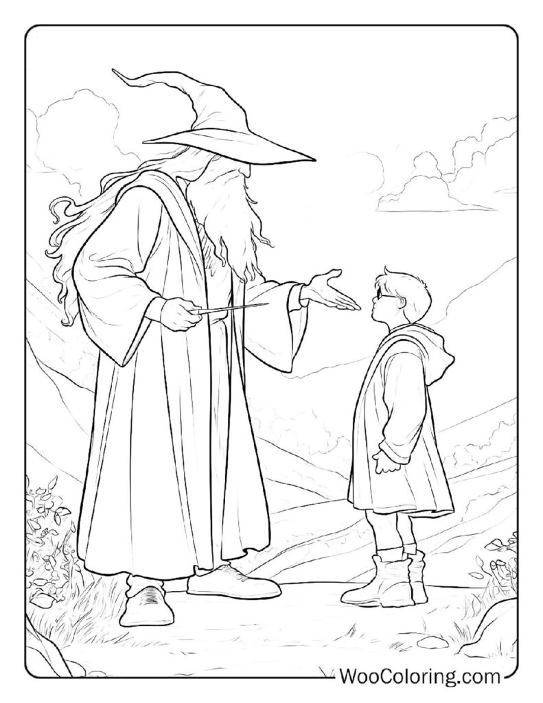 100+ Harry Potter coloring pages (Free PDF To Print) | Woo Coloring