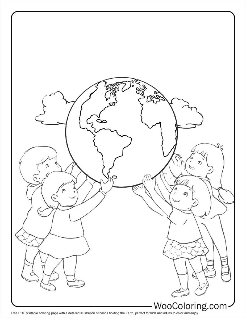100+ Earth coloring pages (Free PDF To Print) | Woo Coloring