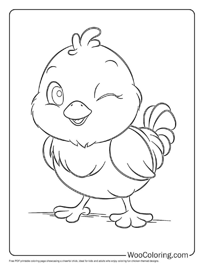100+ Chicken coloring pages (Free PDF To Print) | Woo Coloring