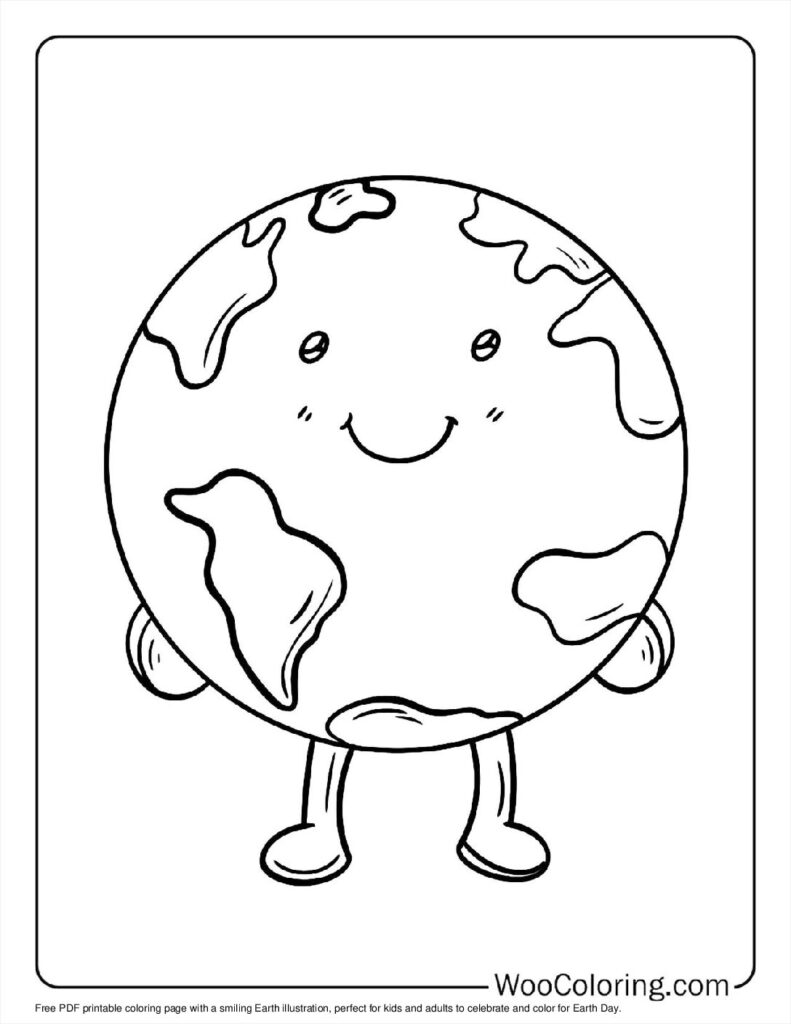 100+ Earth coloring pages (Free PDF To Print) | Woo Coloring