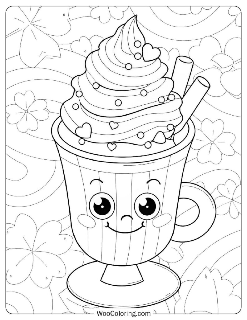34 Coffee Coloring Pages (Free PDF To Print) | Woo Coloring
