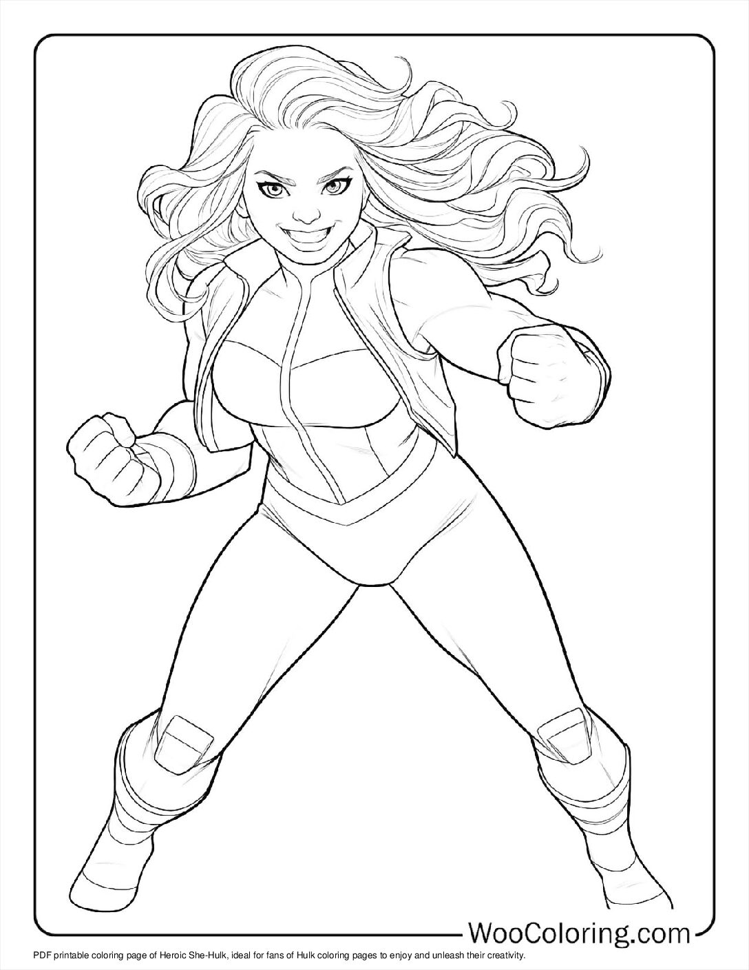 100+ Hulk coloring pages (Free PDF To Print) | Woo Coloring