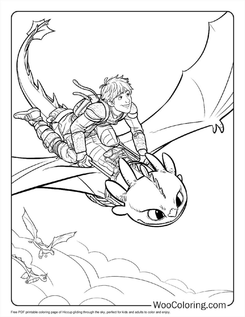 100+ How To Train Your Dragon coloring pages (Free PDF To Print) | Woo ...