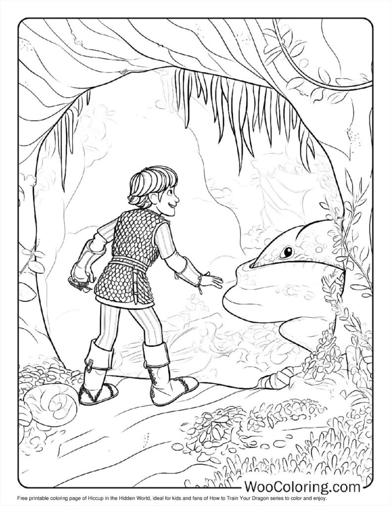 100+ How To Train Your Dragon coloring pages (Free PDF To Print) | Woo ...