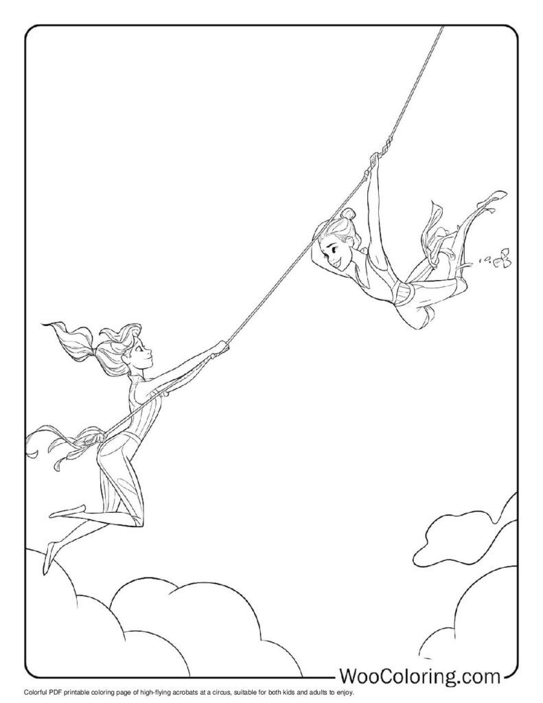 100+ Circus & Carnival coloring pages (Free PDF To Print) | Woo Coloring