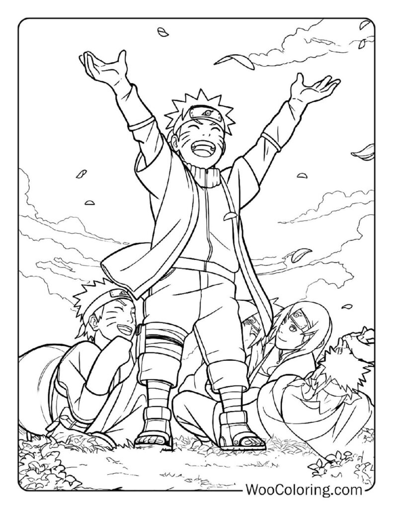 100+ Naruto coloring pages (Free PDF To Print) | Woo Coloring