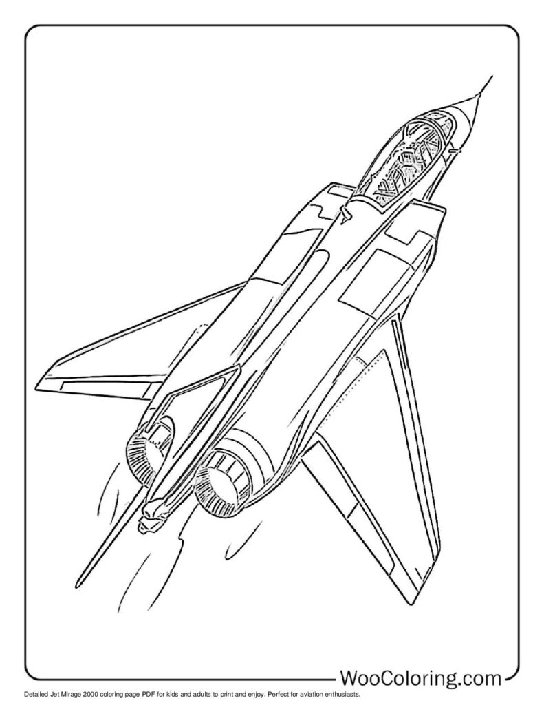 100+ Jet coloring pages (Free PDF To Print) | Woo Coloring