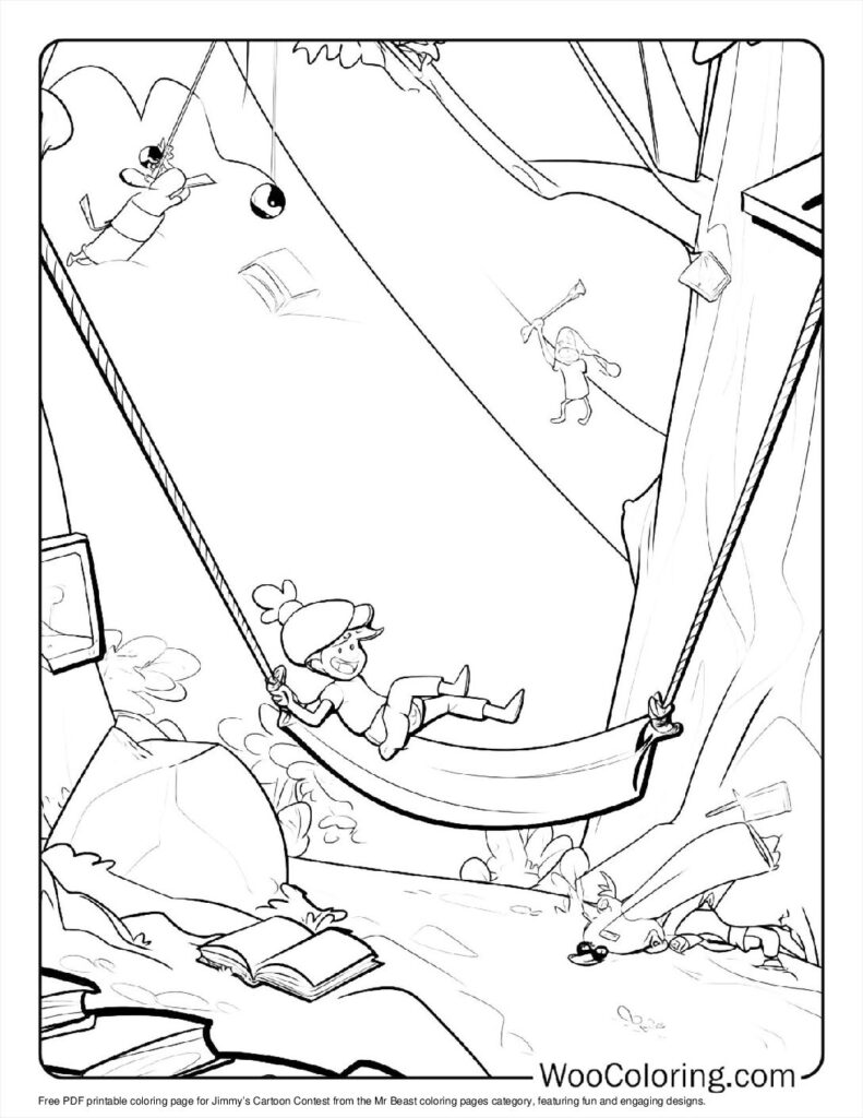 100+ Mr Beast coloring pages (Free PDF To Print) | Woo Coloring