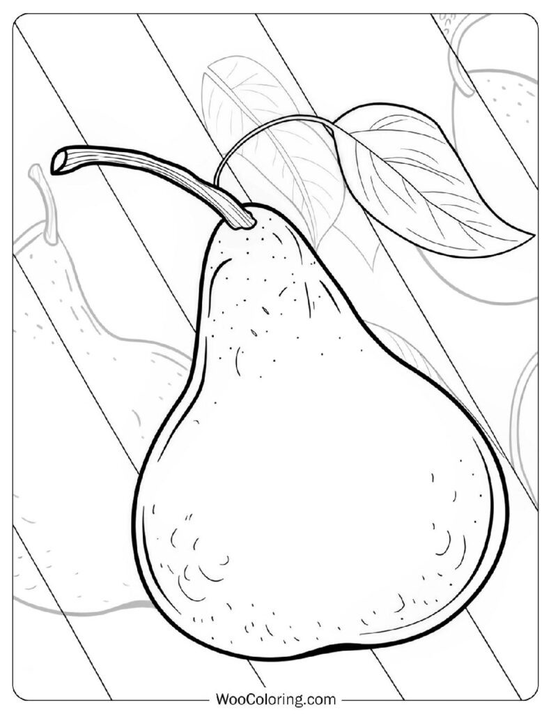 34 Fruit Coloring Pages (Free PDF To Print) | Woo Coloring