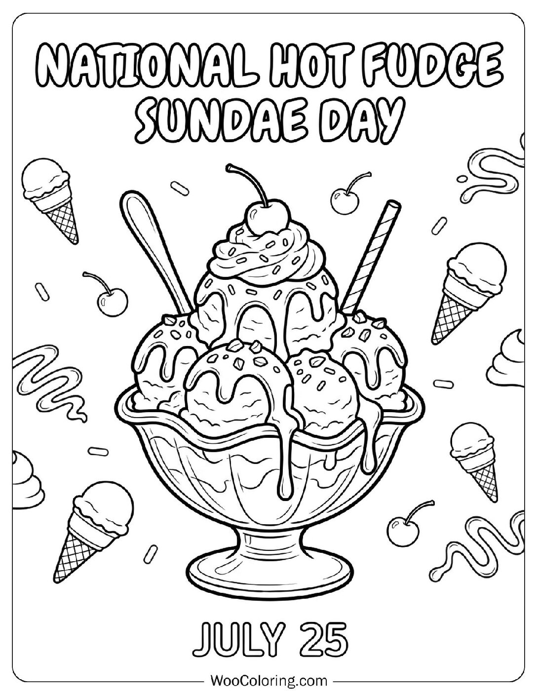 31 July Coloring Pages (Free PDF To Print) | Woo Coloring
