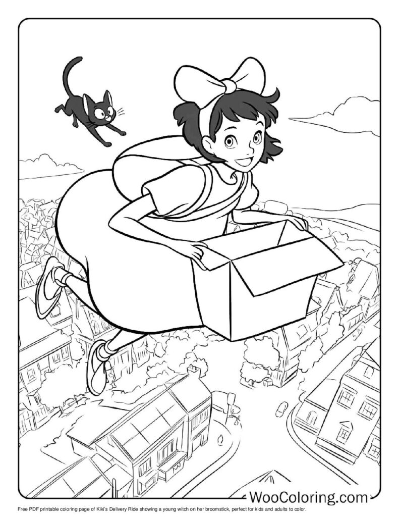 100+ Witch coloring pages (Free PDF To Print) | Woo Coloring