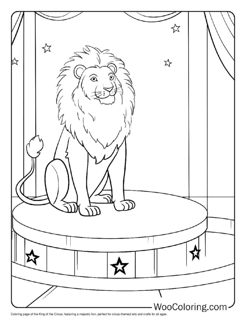 100+ Circus & Carnival coloring pages (Free PDF To Print) | Woo Coloring