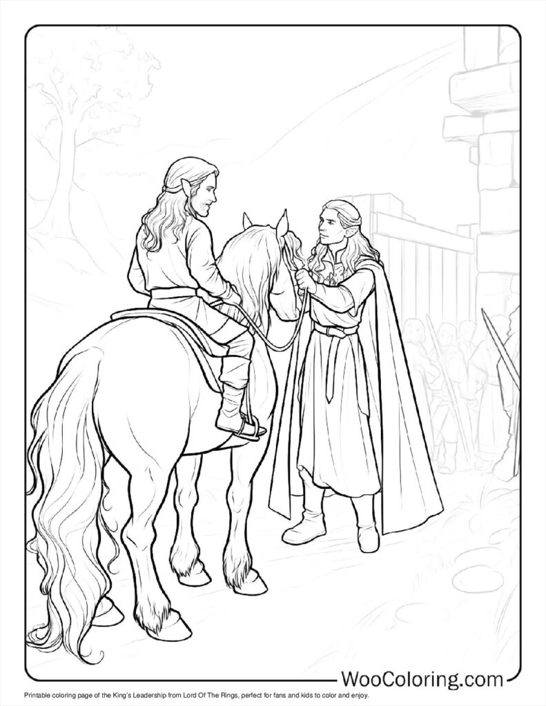100+ Lord Of The Rings coloring pages (Free PDF To Print) | Woo Coloring