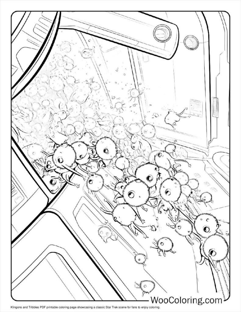 100+ Star Trek coloring pages (Free PDF To Print) | Woo Coloring