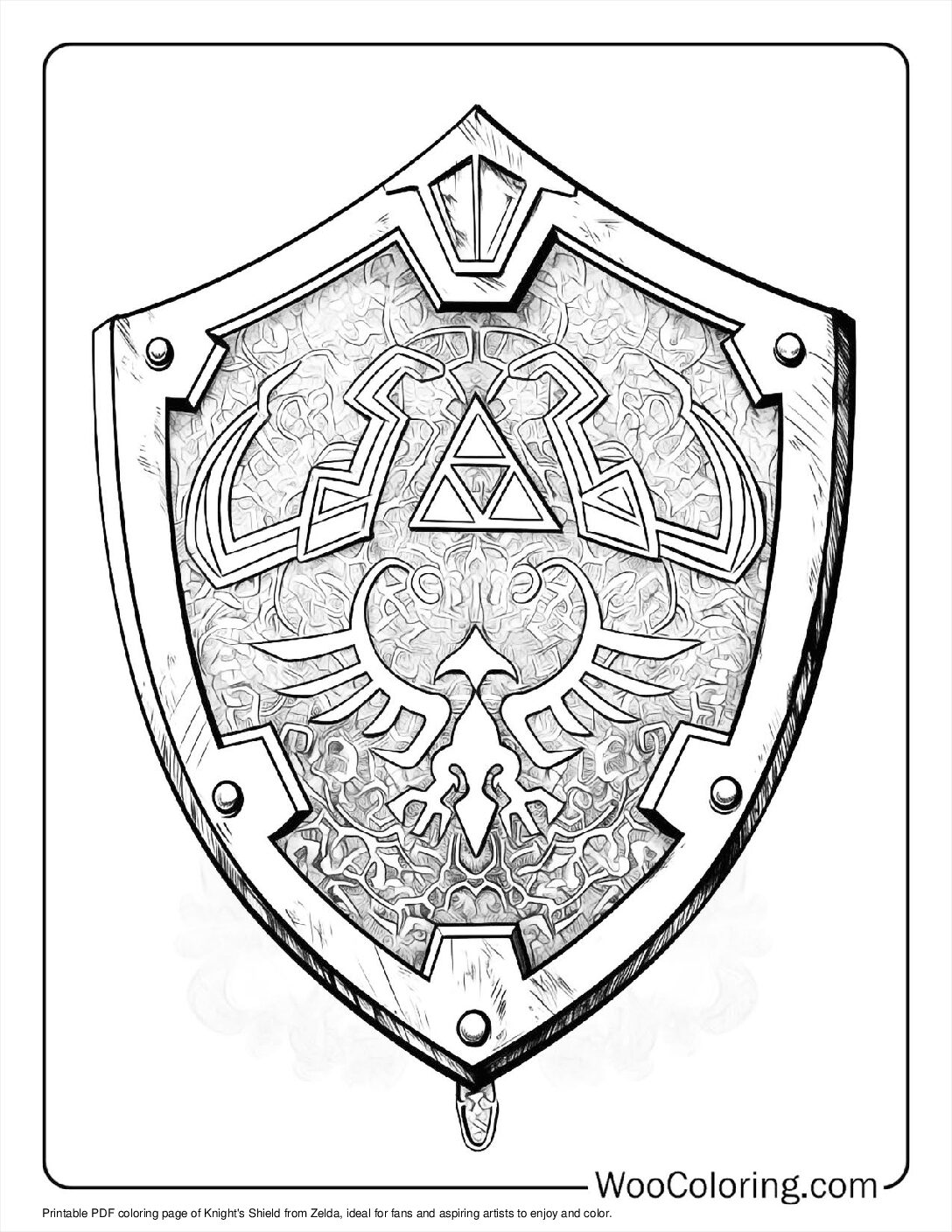100+ Zelda coloring pages (Free PDF To Print) | Woo Coloring