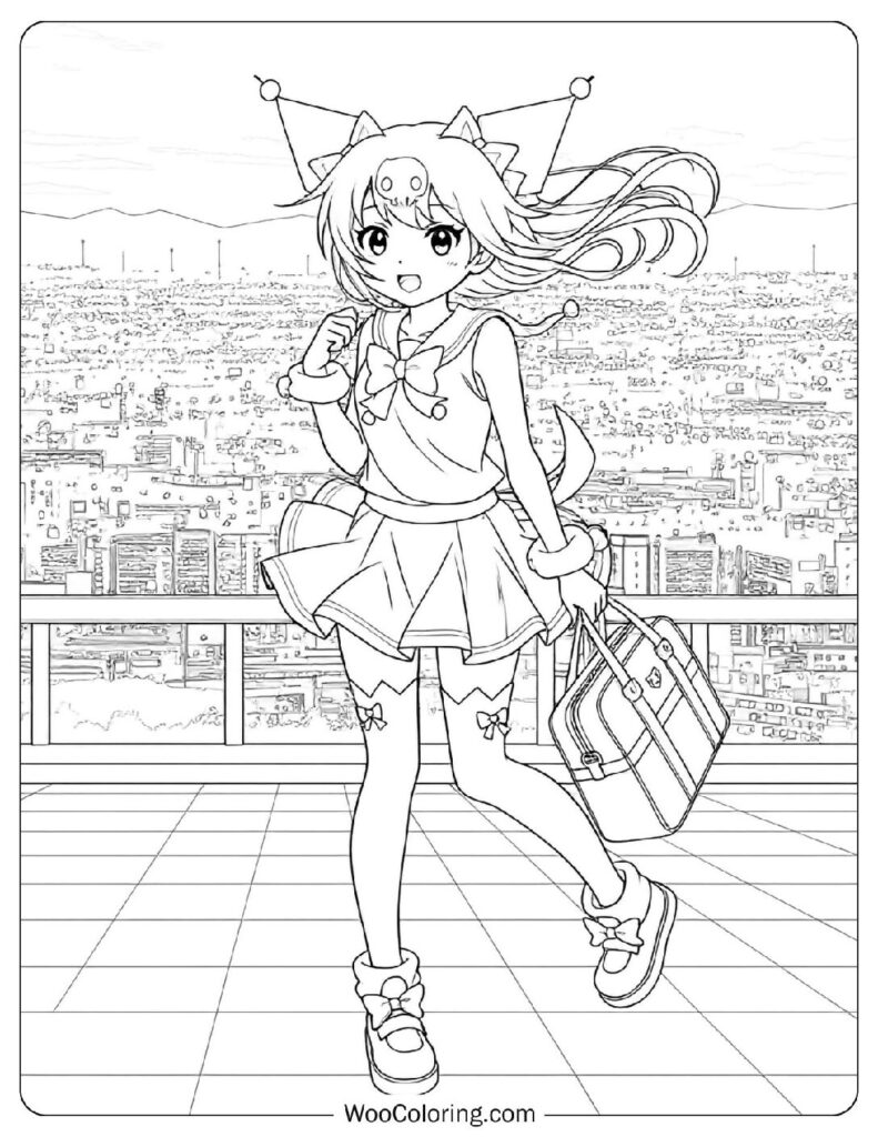 34 Kuromi Coloring Pages (Free PDF To Print) | Woo Coloring