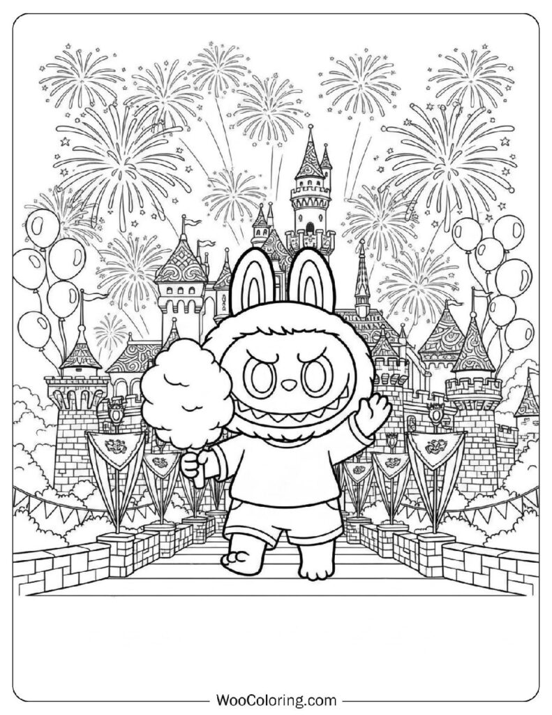 48 Labubu Coloring Pages (Free PDF To Print) | Woo Coloring
