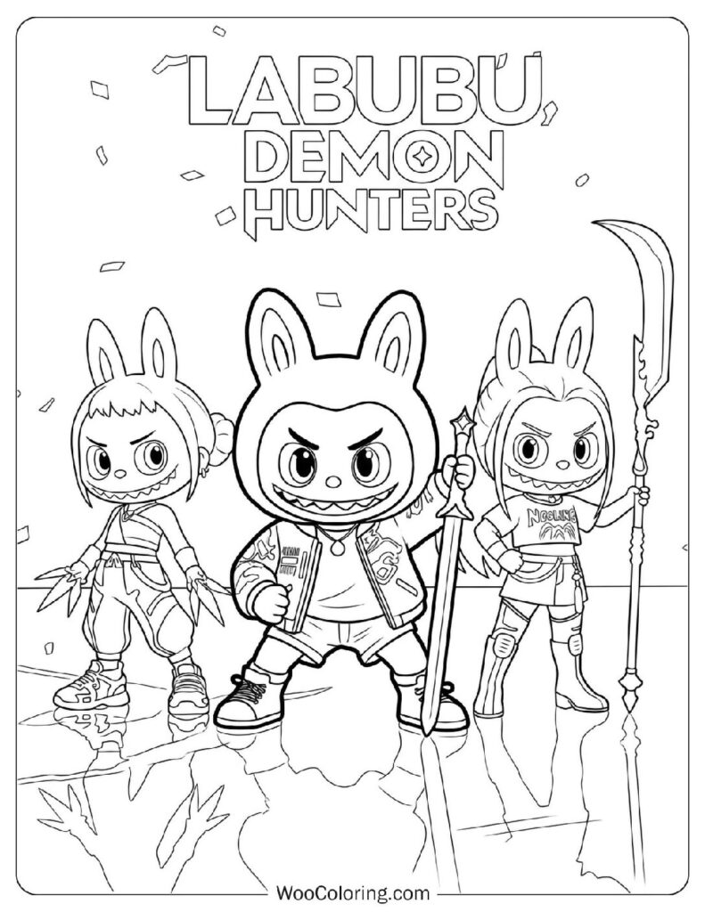 90+ KPop Demon Hunters Coloring Pages (Free Printable PDFs)