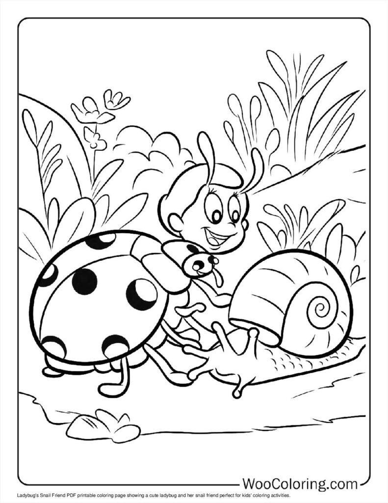 100+ Ladybug coloring pages (Free PDF To Print) | Woo Coloring