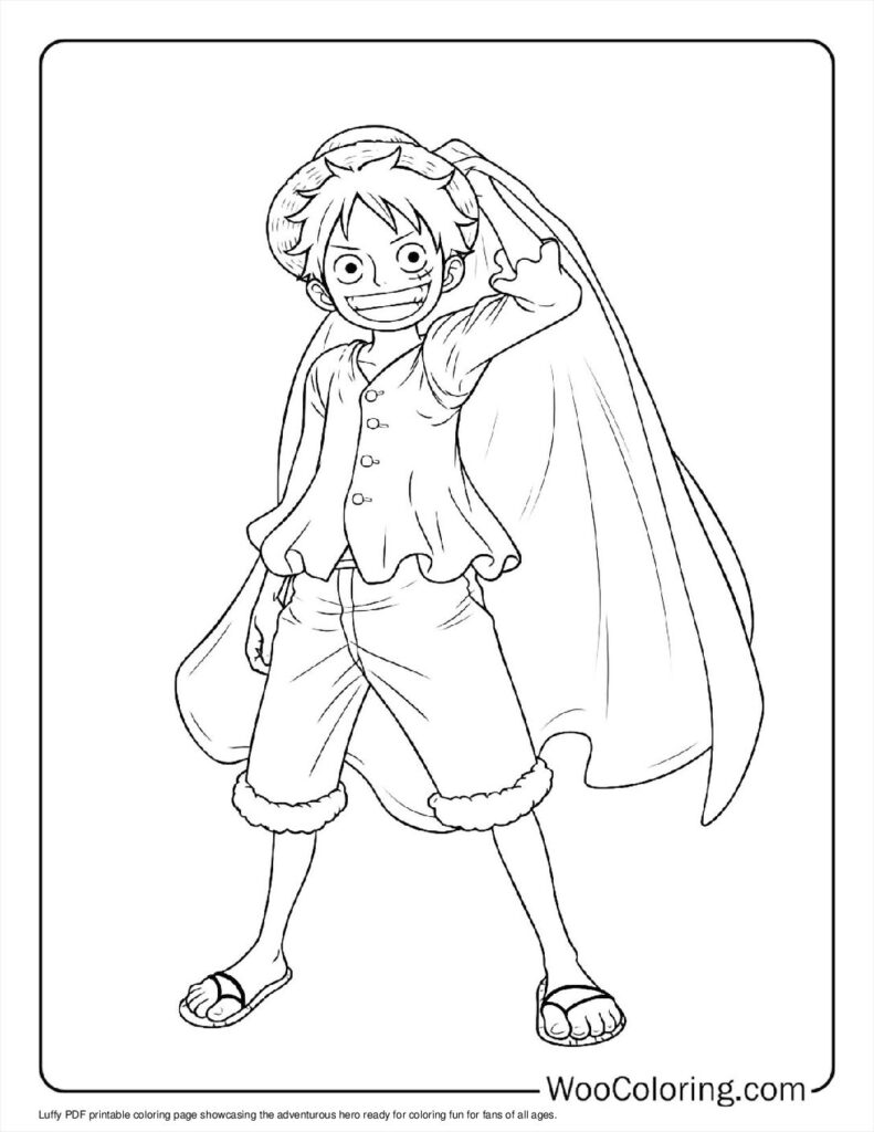 100+ Luffy coloring pages (Free PDF To Print) | Woo Coloring