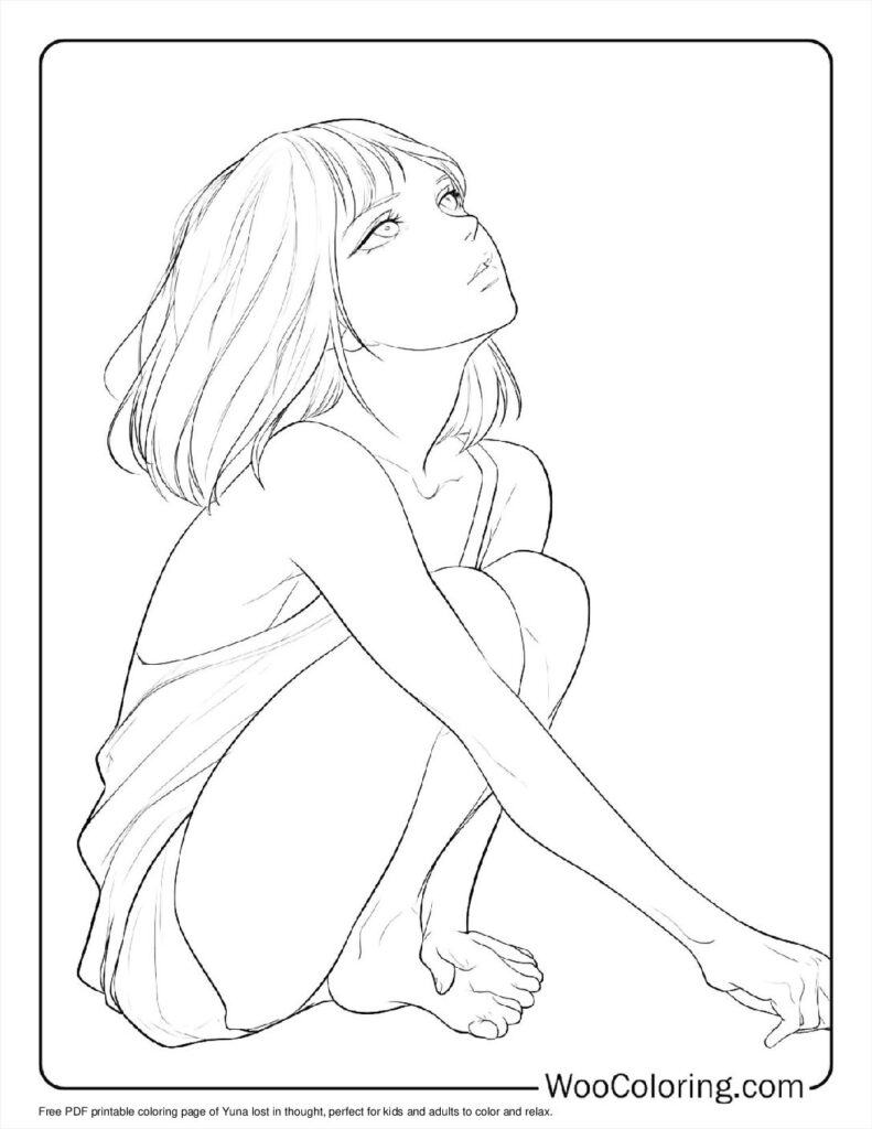 100+ Manga coloring pages (Free PDF To Print) | Woo Coloring