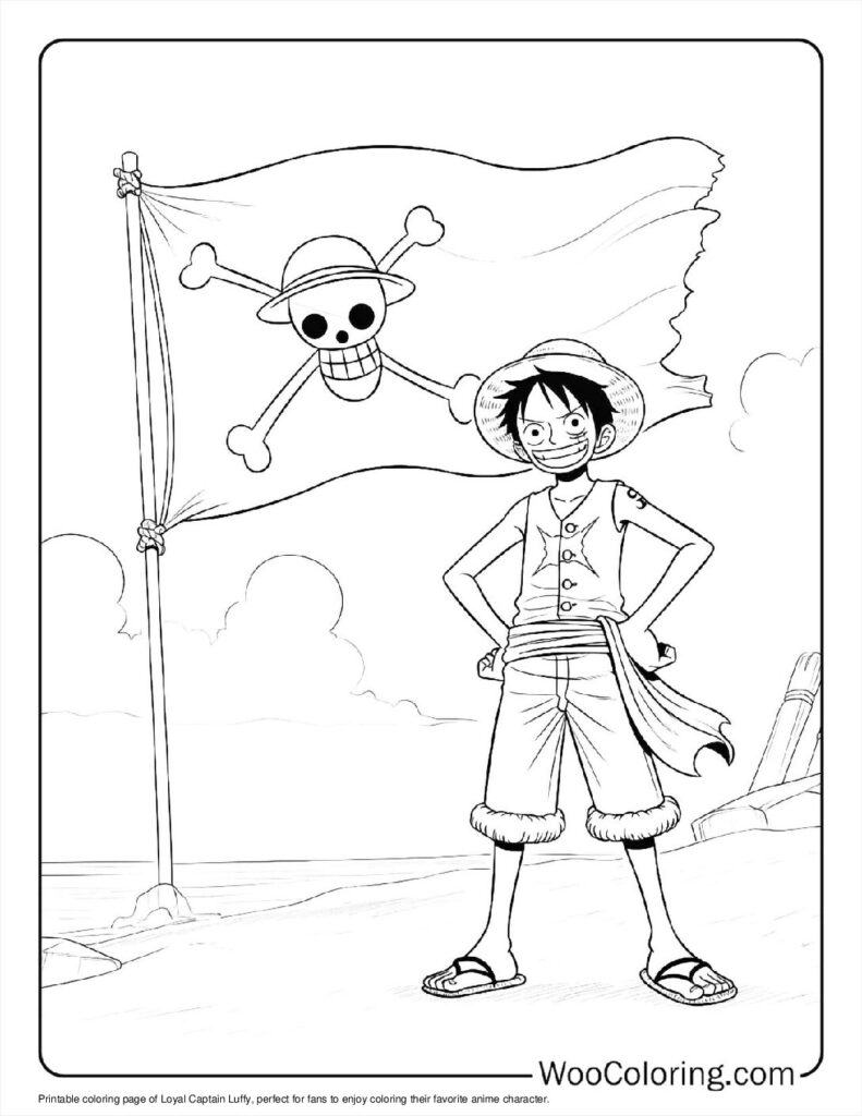 100+ Luffy coloring pages (Free PDF To Print) | Woo Coloring