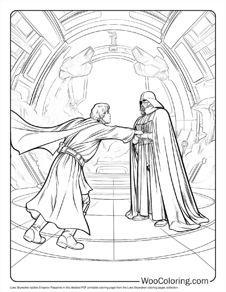 100+ Luke Skywalker coloring pages (Free PDF To Print) | Woo Coloring