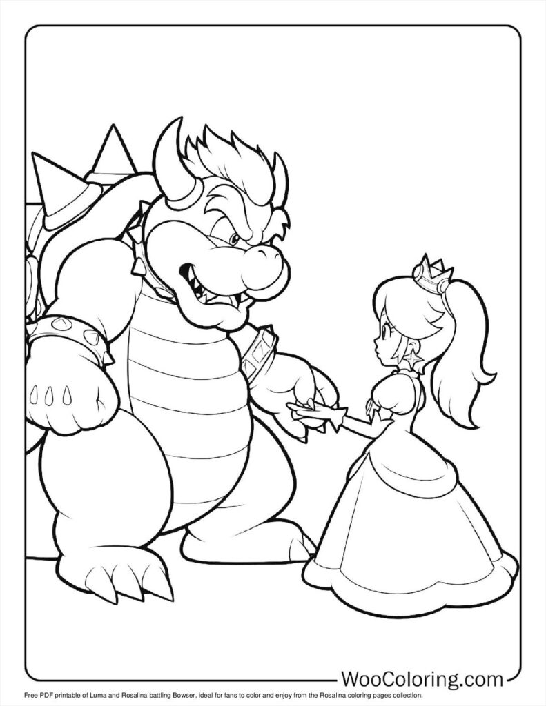 100+ Rosalina coloring pages (Free PDF To Print) | Woo Coloring