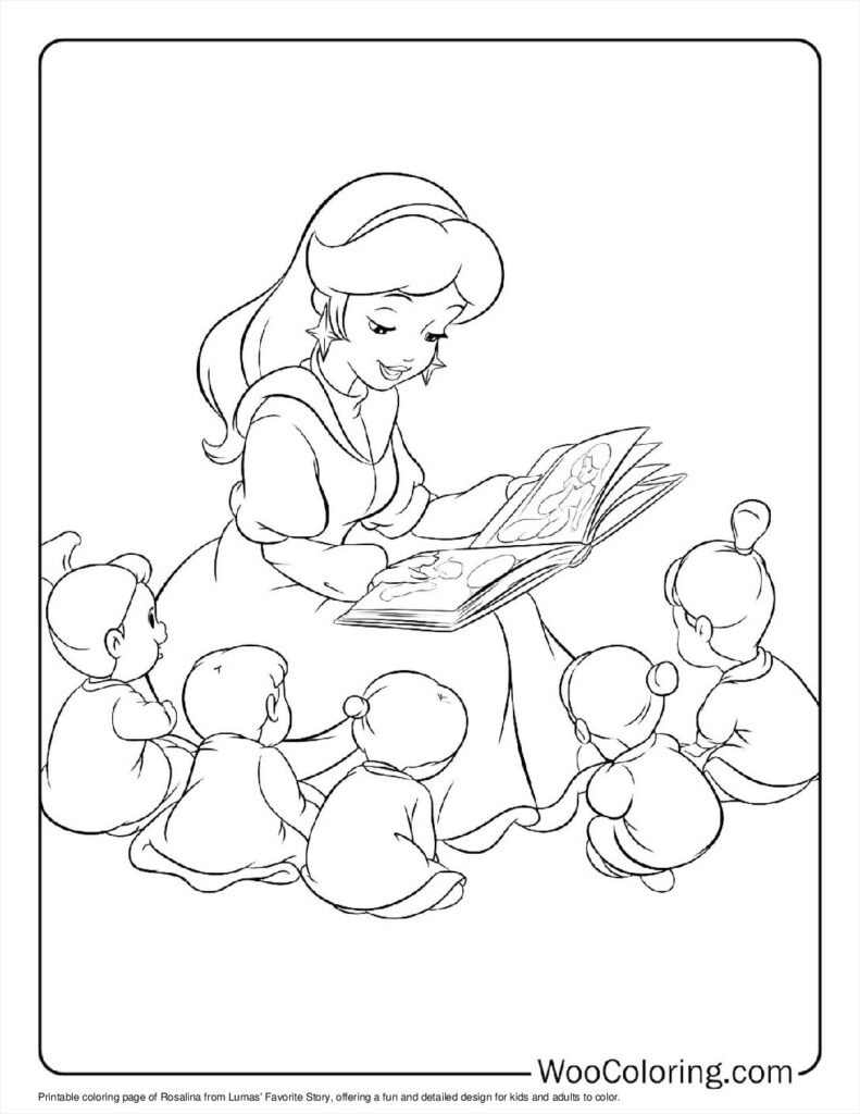 100+ Rosalina coloring pages (Free PDF To Print) | Woo Coloring