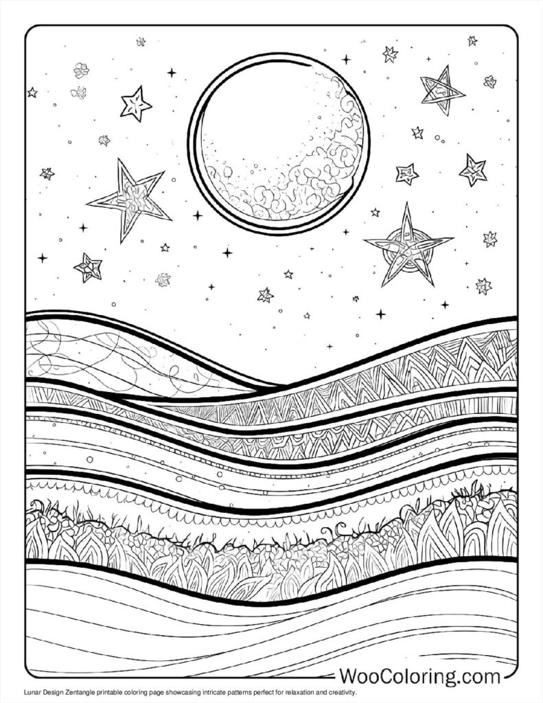 100+ Zentangle coloring pages (Free PDF To Print) | Woo Coloring
