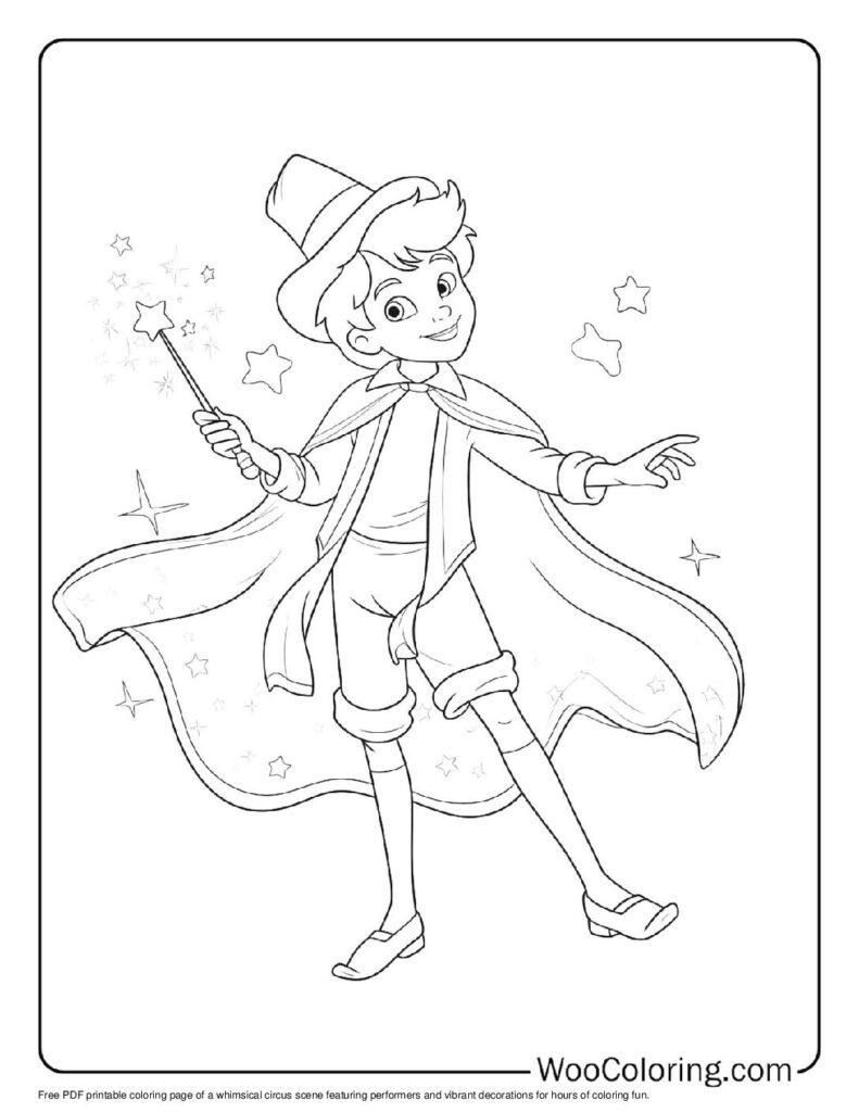 100+ Circus & Carnival coloring pages (Free PDF To Print) | Woo Coloring