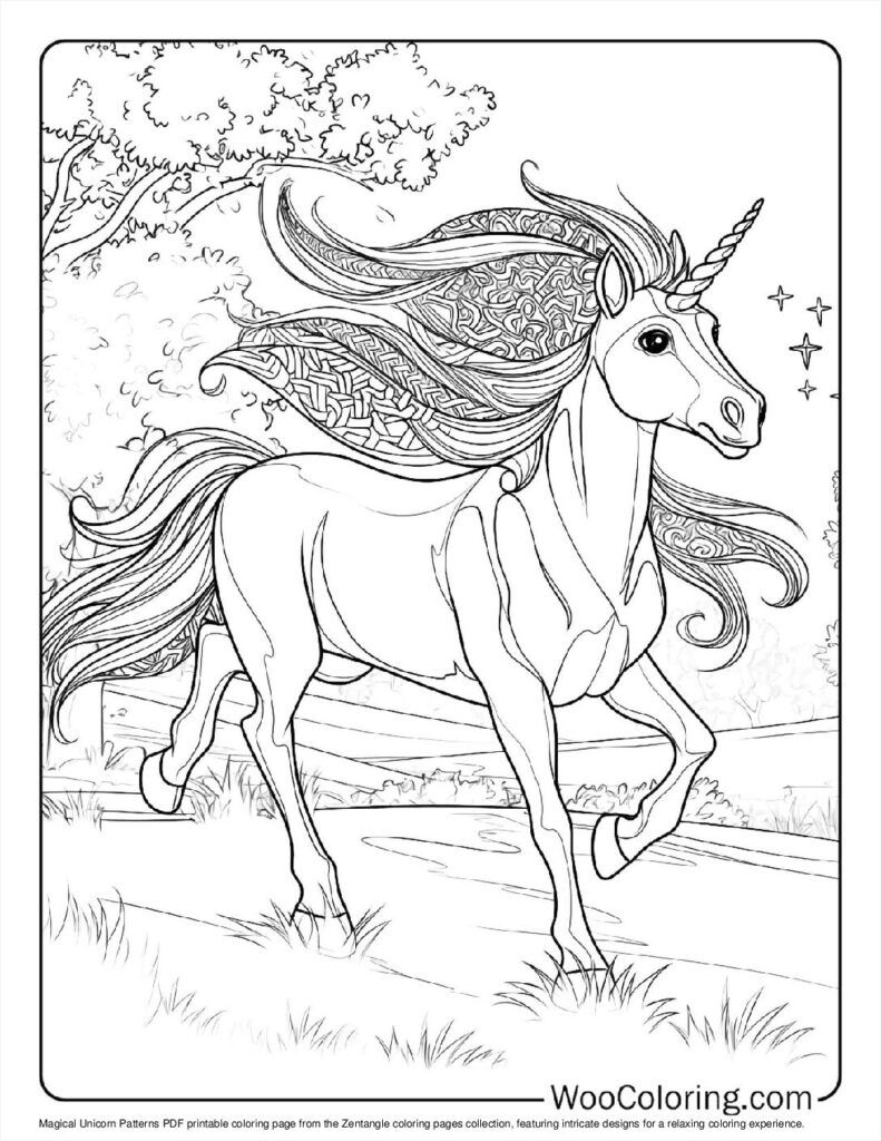 100+ Zentangle coloring pages (Free PDF To Print) | Woo Coloring