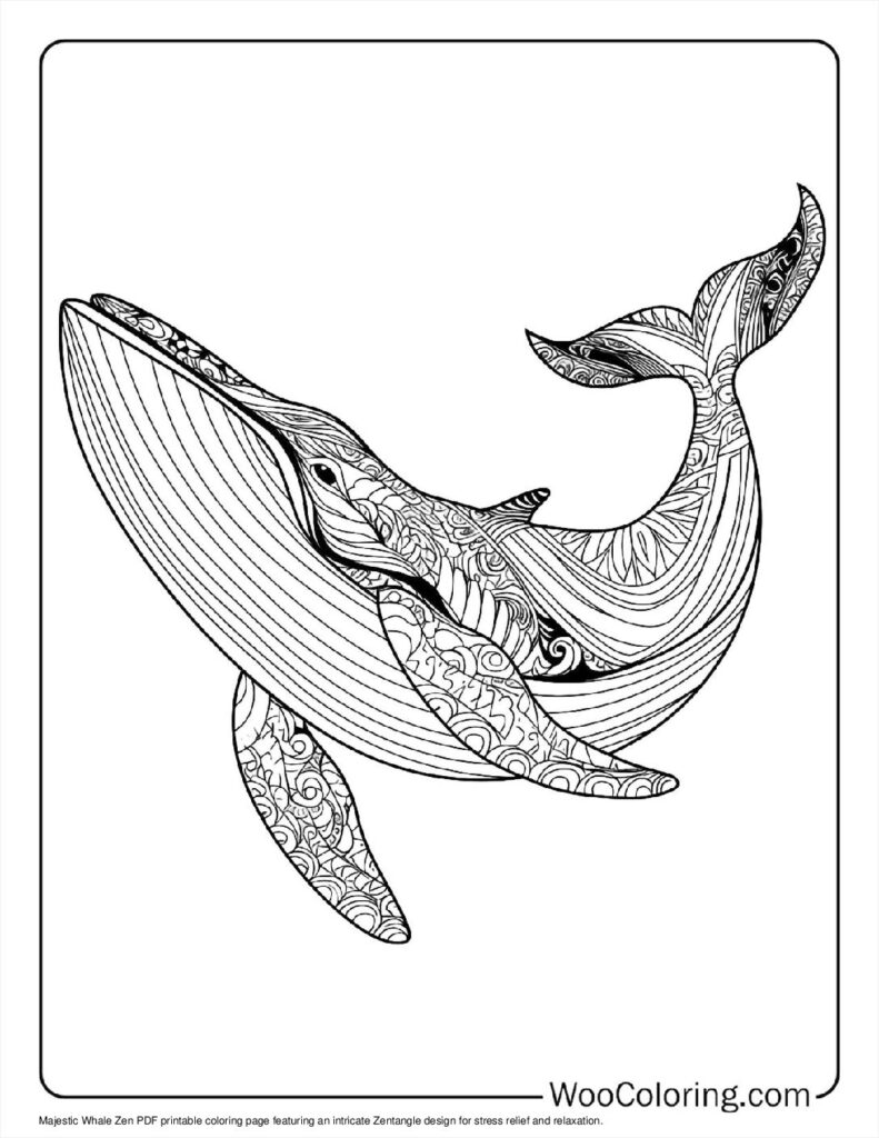 100+ Zentangle coloring pages (Free PDF To Print) | Woo Coloring