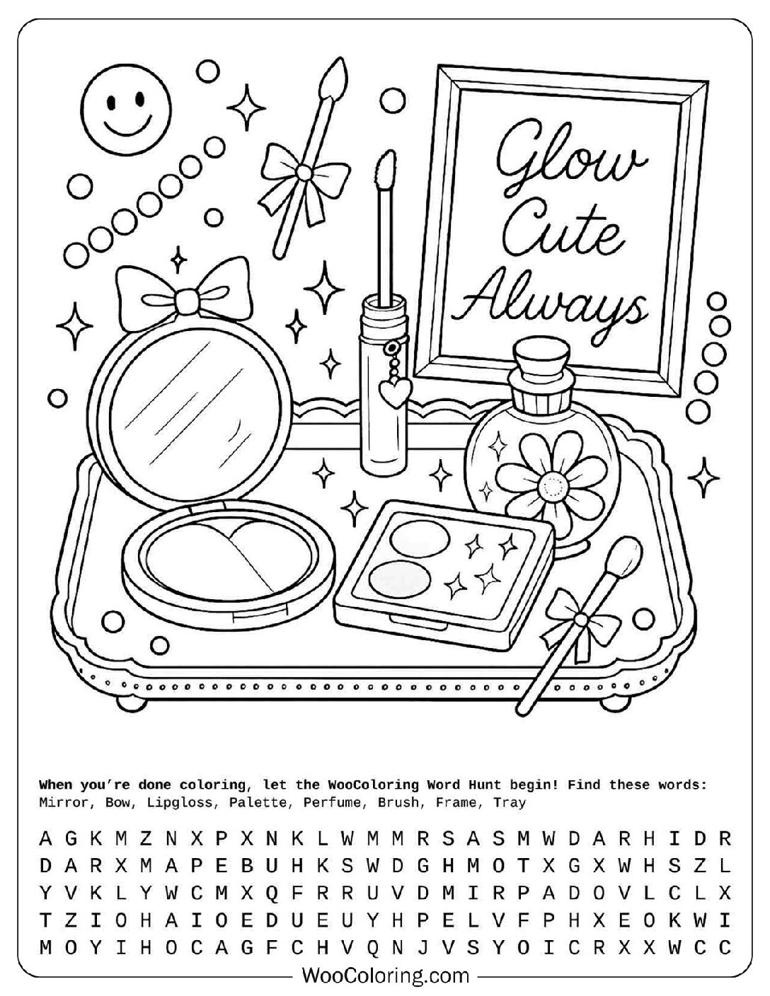 28 Preppy Coloring Pages (Free PDF To Print) | Woo Coloring