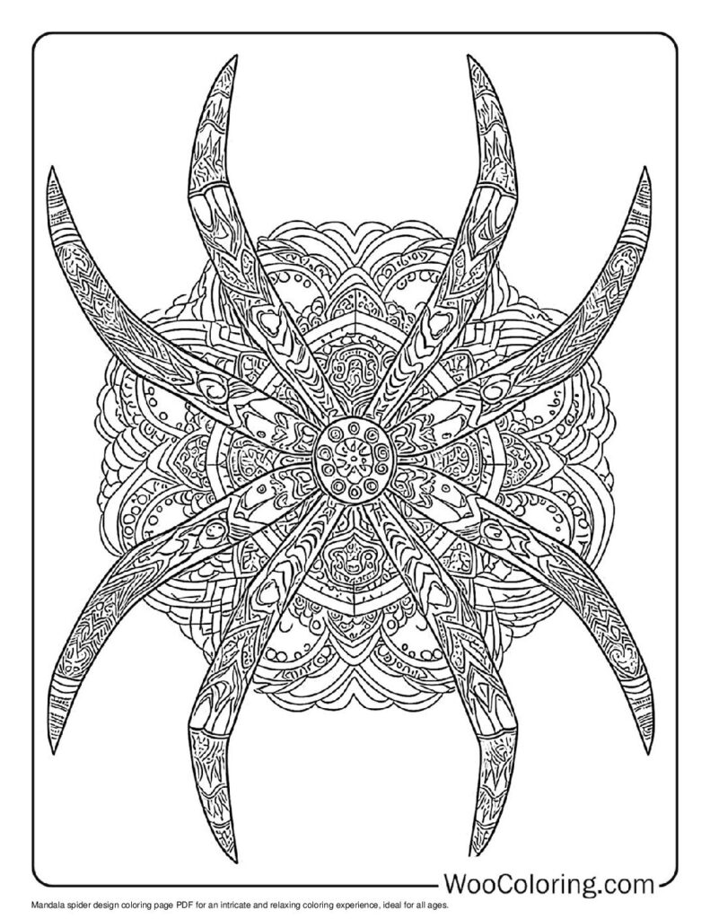 100+ Spider coloring pages (Free PDF To Print) | Woo Coloring