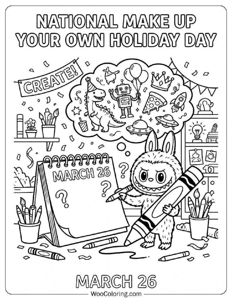 31 March Coloring Pages (Free PDF To Print) | Woo Coloring
