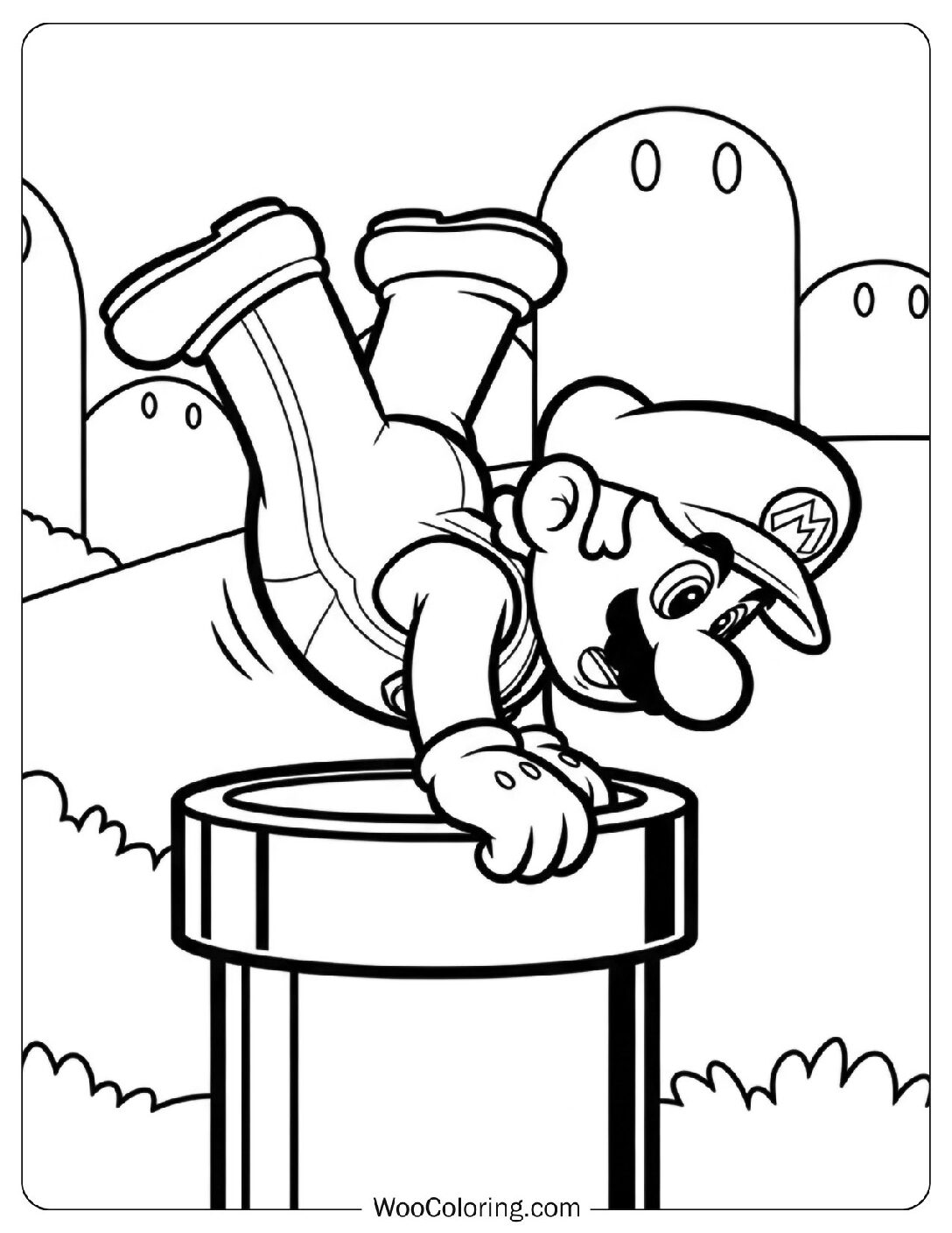 54 Mario Coloring Pages (Free PDF To Print) | Woo Coloring