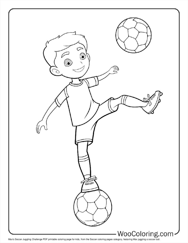 100+ Soccer coloring pages (Free PDF To Print) | Woo Coloring