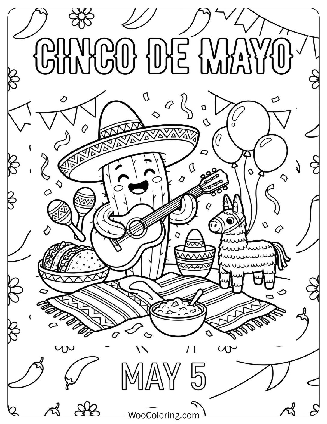 31 May Coloring Pages (Free PDF To Print) | Woo Coloring
