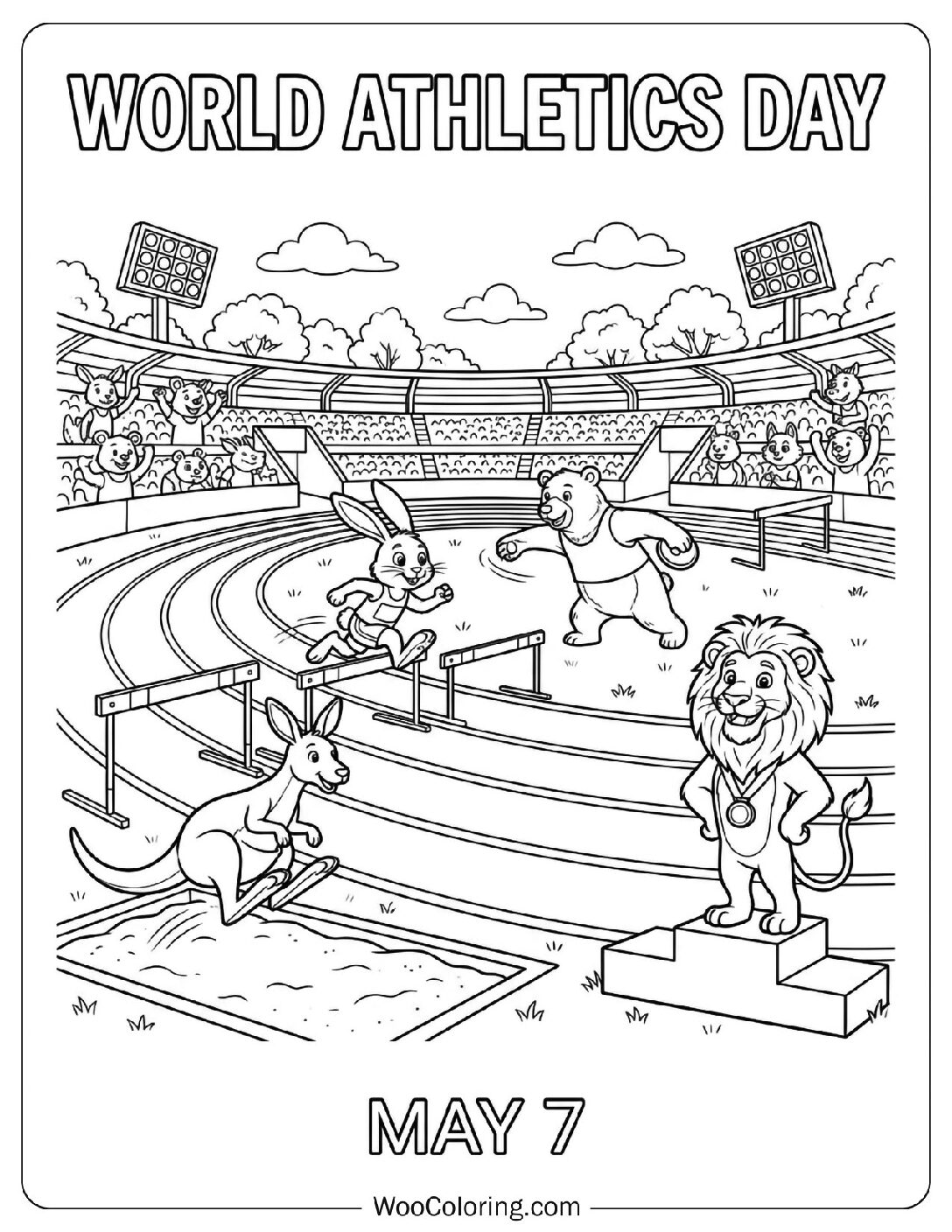 31 May Coloring Pages (Free PDF To Print) | Woo Coloring