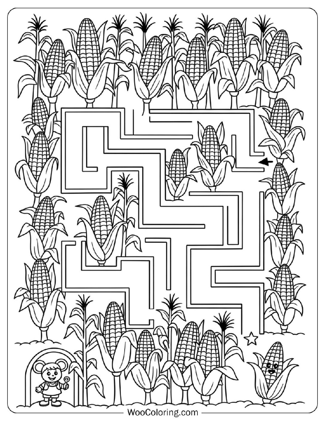 100+ Fall & Autumn coloring pages (Free PDF To Print) | Woo Coloring
