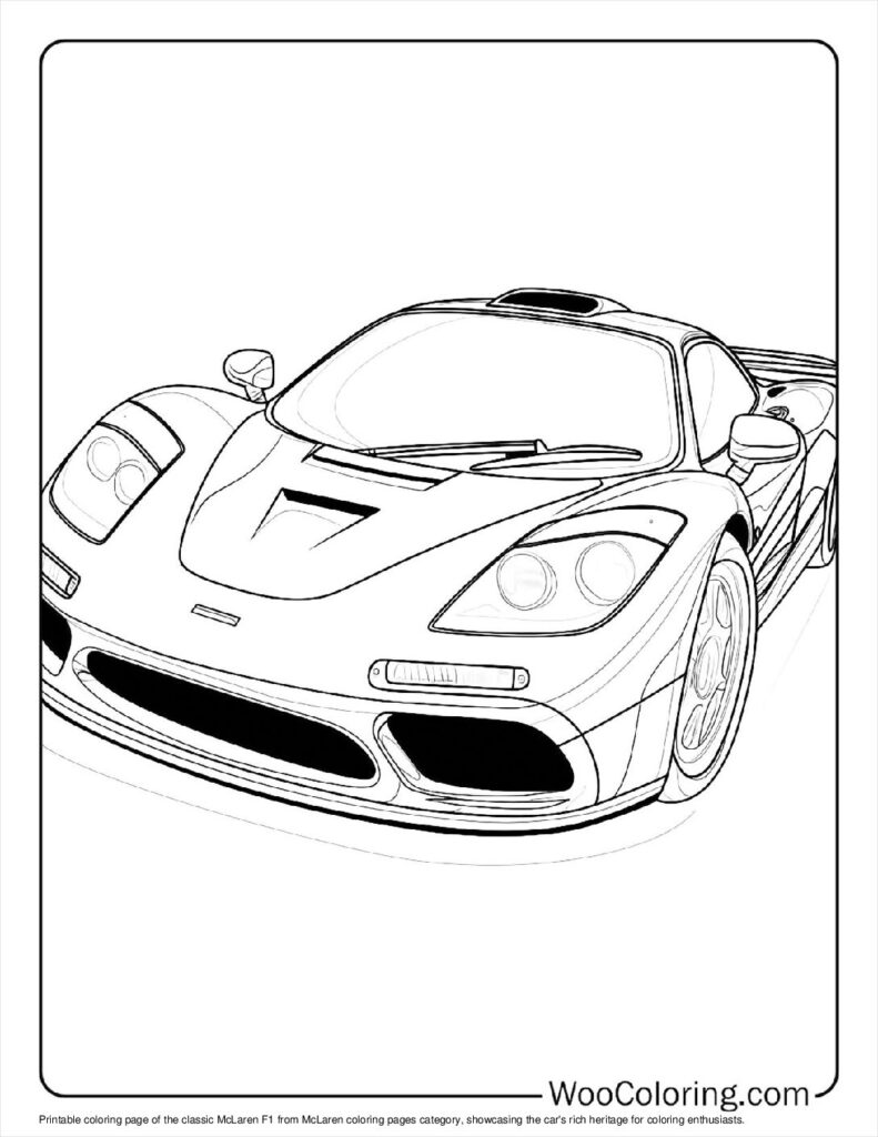 coloring pages sports cars printable