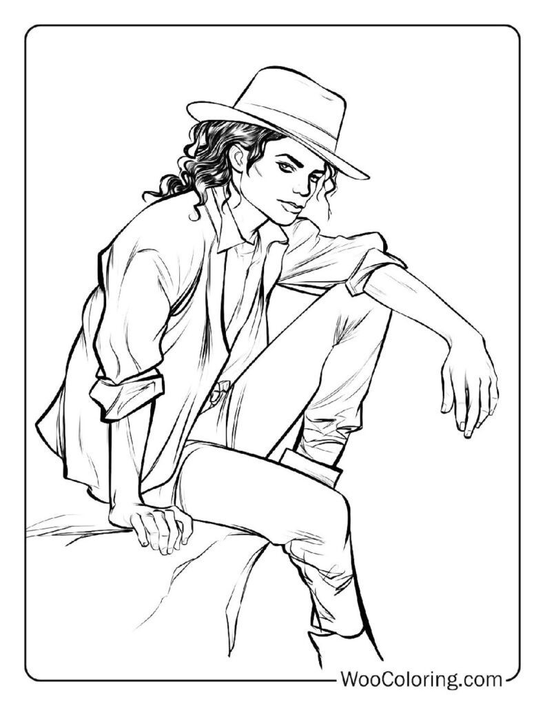 100+ Michael Jackson coloring pages (Free PDF To Print) | Woo Coloring