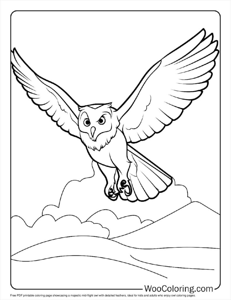 100+ Owl coloring pages (Free PDF To Print) | Woo Coloring